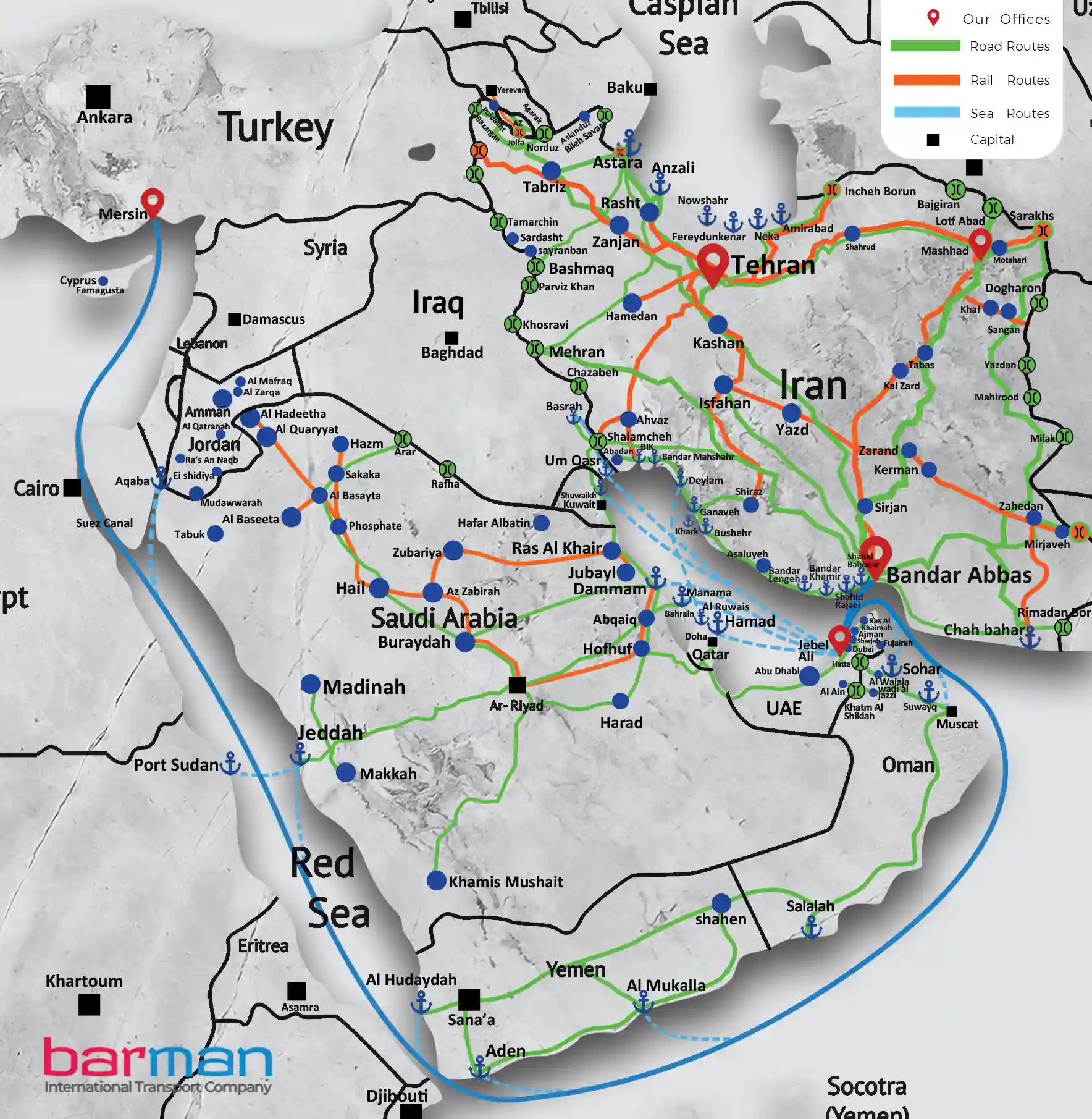 Best Countries for Exporting Goods from Iran in 2025 - Sharmarket ...